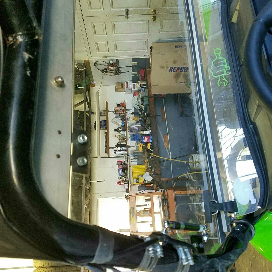Homemade flip up windshield | Wildcat Forum