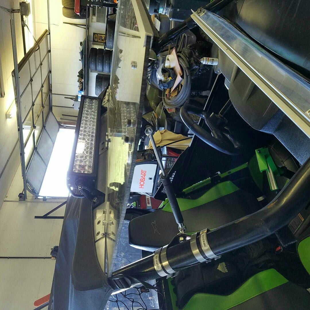 Homemade flip up windshield | Wildcat Forum