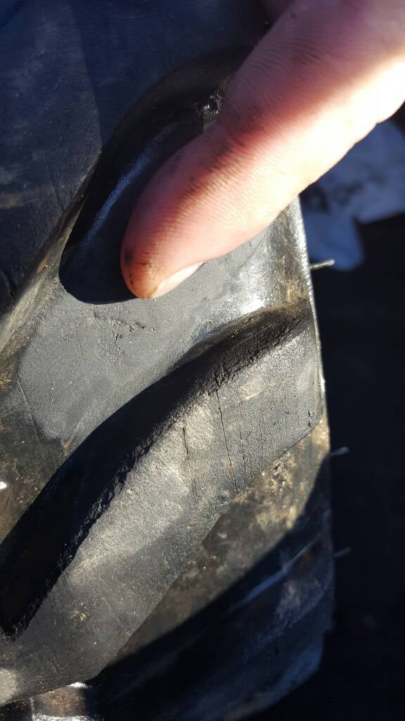 Front R4 tire cut | Green Tractor Talk