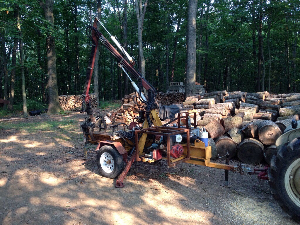 Splitting wood | Green Tractor Talk