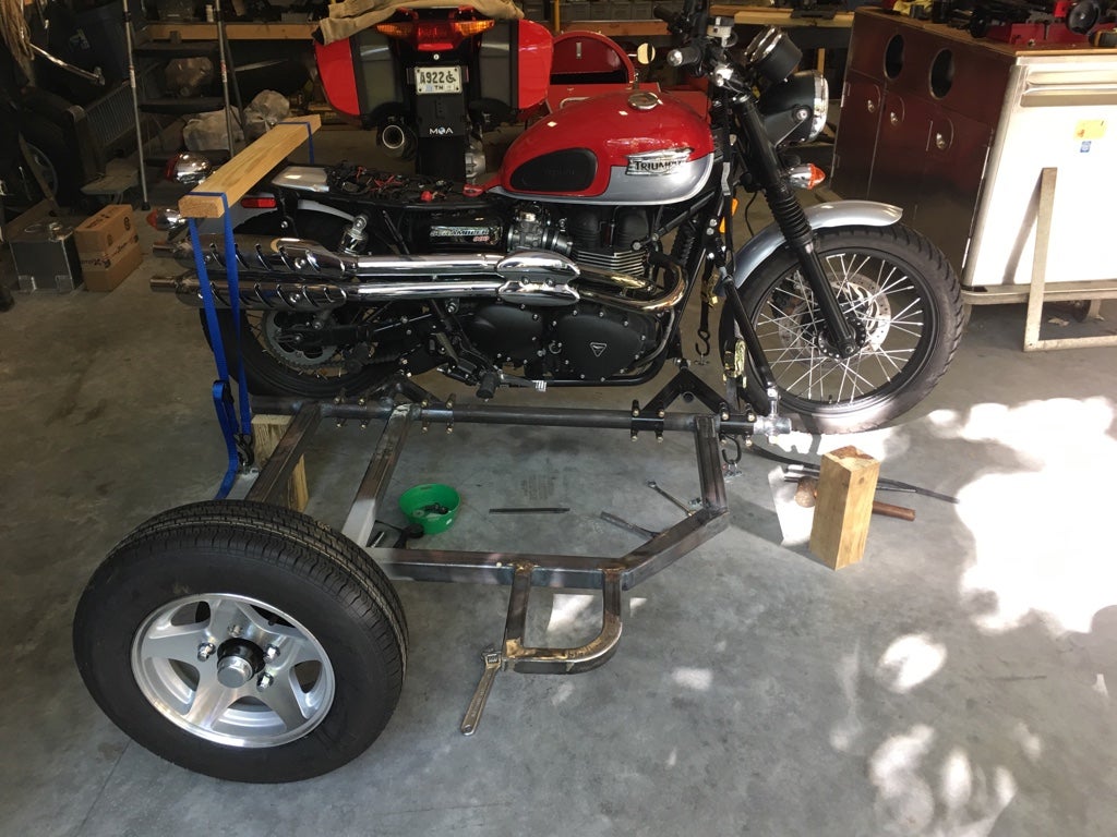New Triumph Scrambler rig build | Page 2 | Adventure Rider