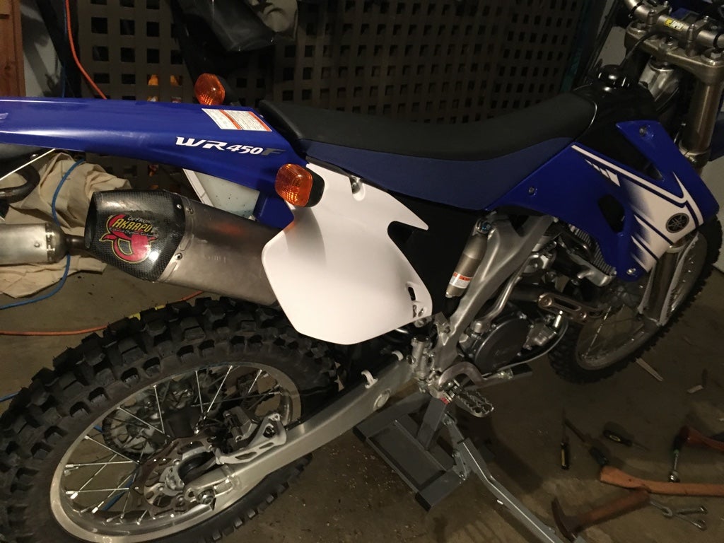 2007 wr450 conversion project! | SuperMoto Junkie