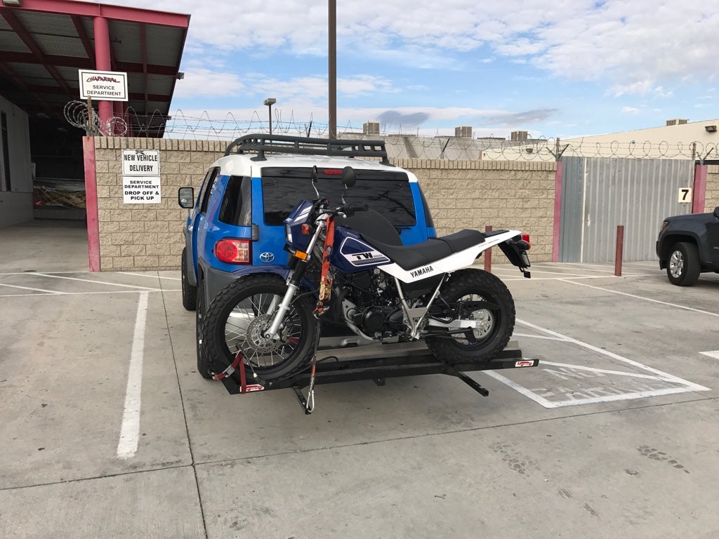 Motorcycle carrier help | TW200 Forum