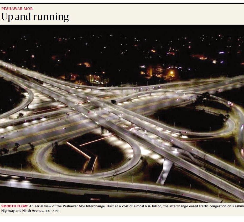 ISLAMABAD | Peshawar Mor Interchange (Kashmir Highway/9th Avenue ...