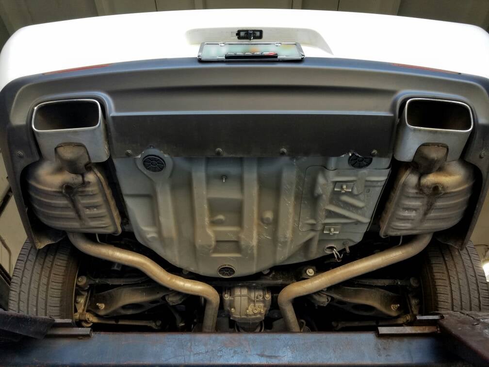 Dodge challenger factory Resonator replacement by straight pipes ...