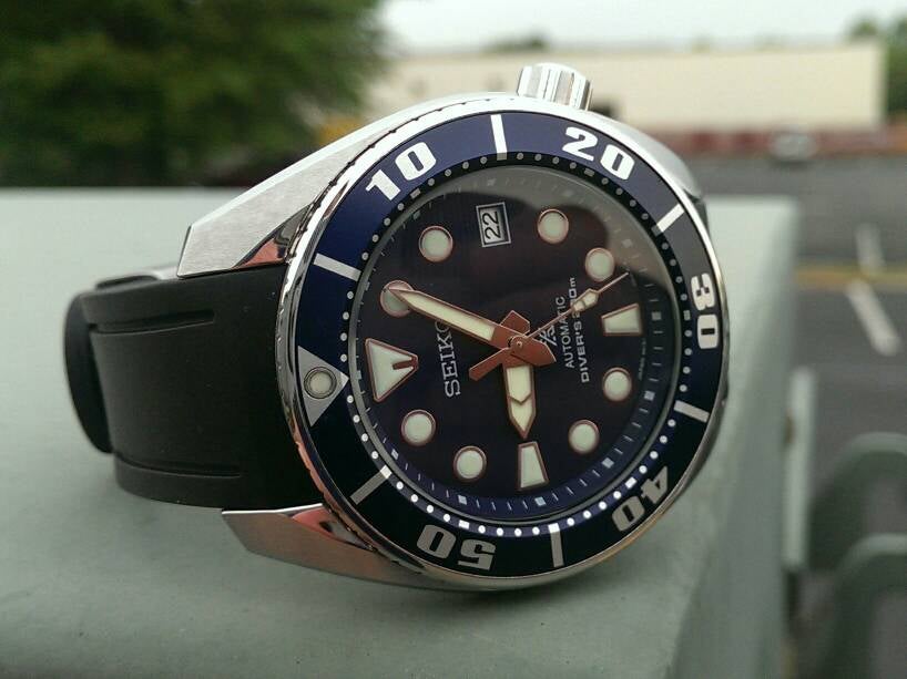 Seiko Sumo custom rubber strap | The Watch Site