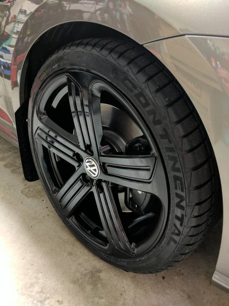 Post pics of new wheels on your MK7 R | Page 105 | VW Vortex ...