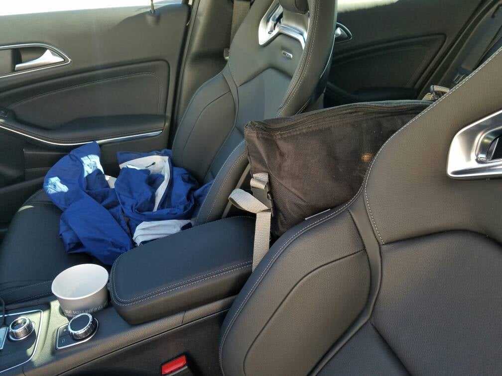 Glad I got the roof racks . . . (skis) | Mercedes-Benz GLA Forum