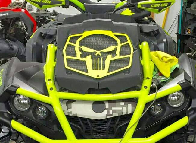 CUstom Relocated rad cover... | Can-Am ATV Forum