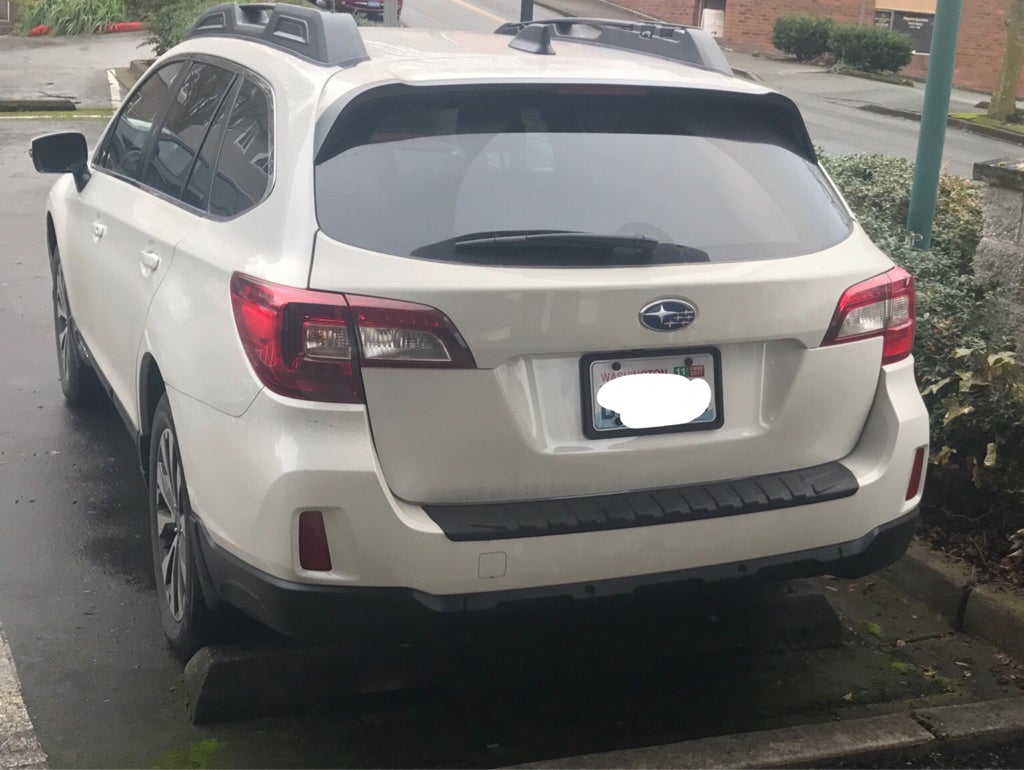 License plate scratch paint | Subaru Outback Forums