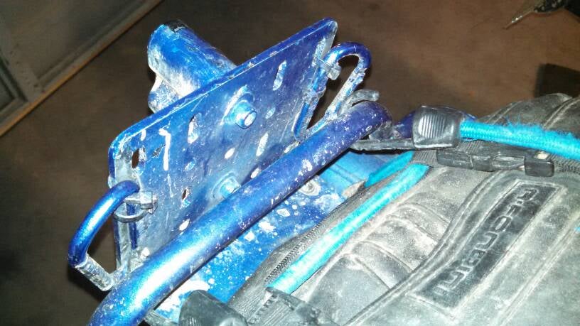 cycle rack Rotopax mounting | TW200 Forum