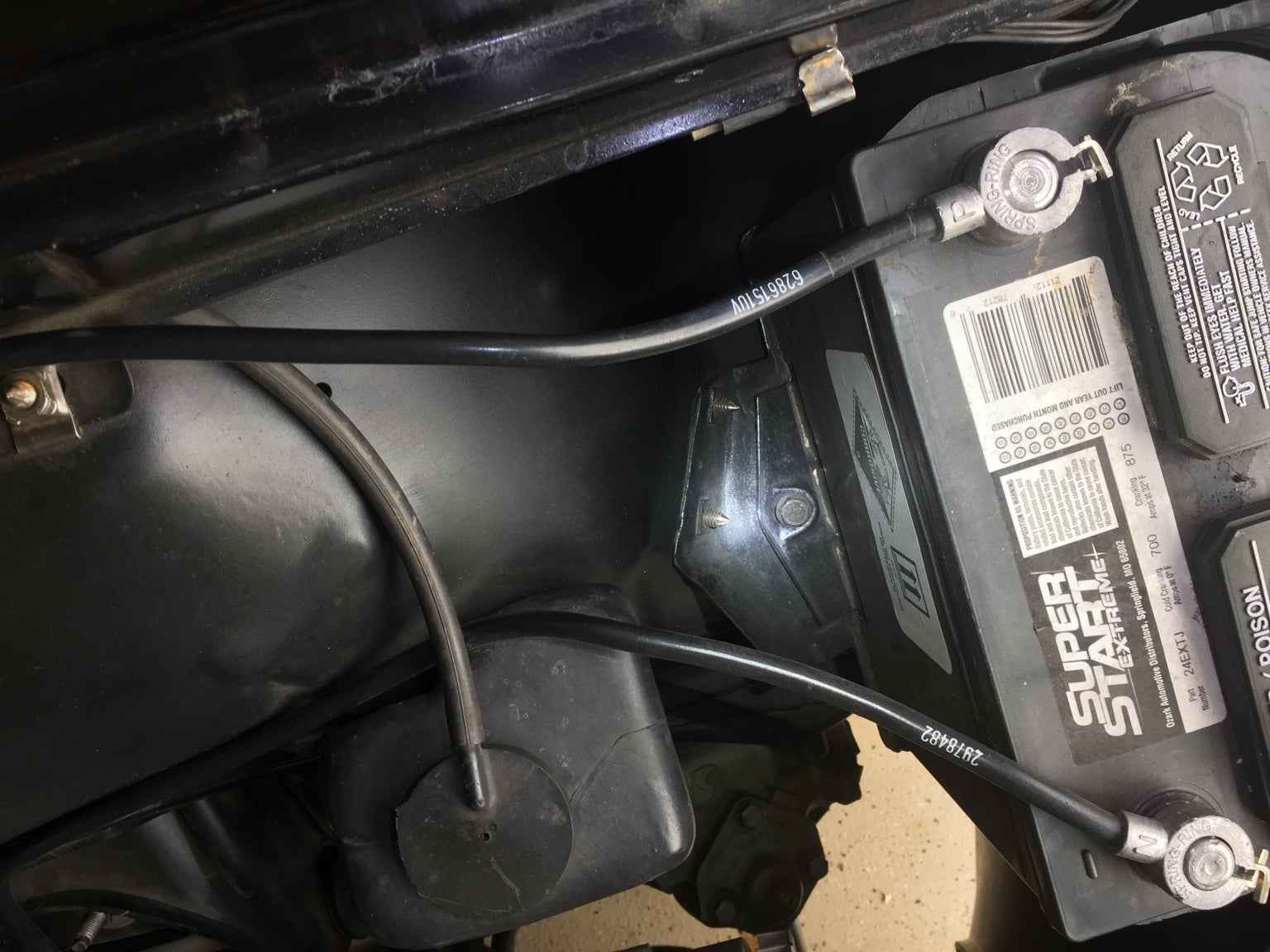 1967 GTO battery hold down | Pontiac GTO Forum