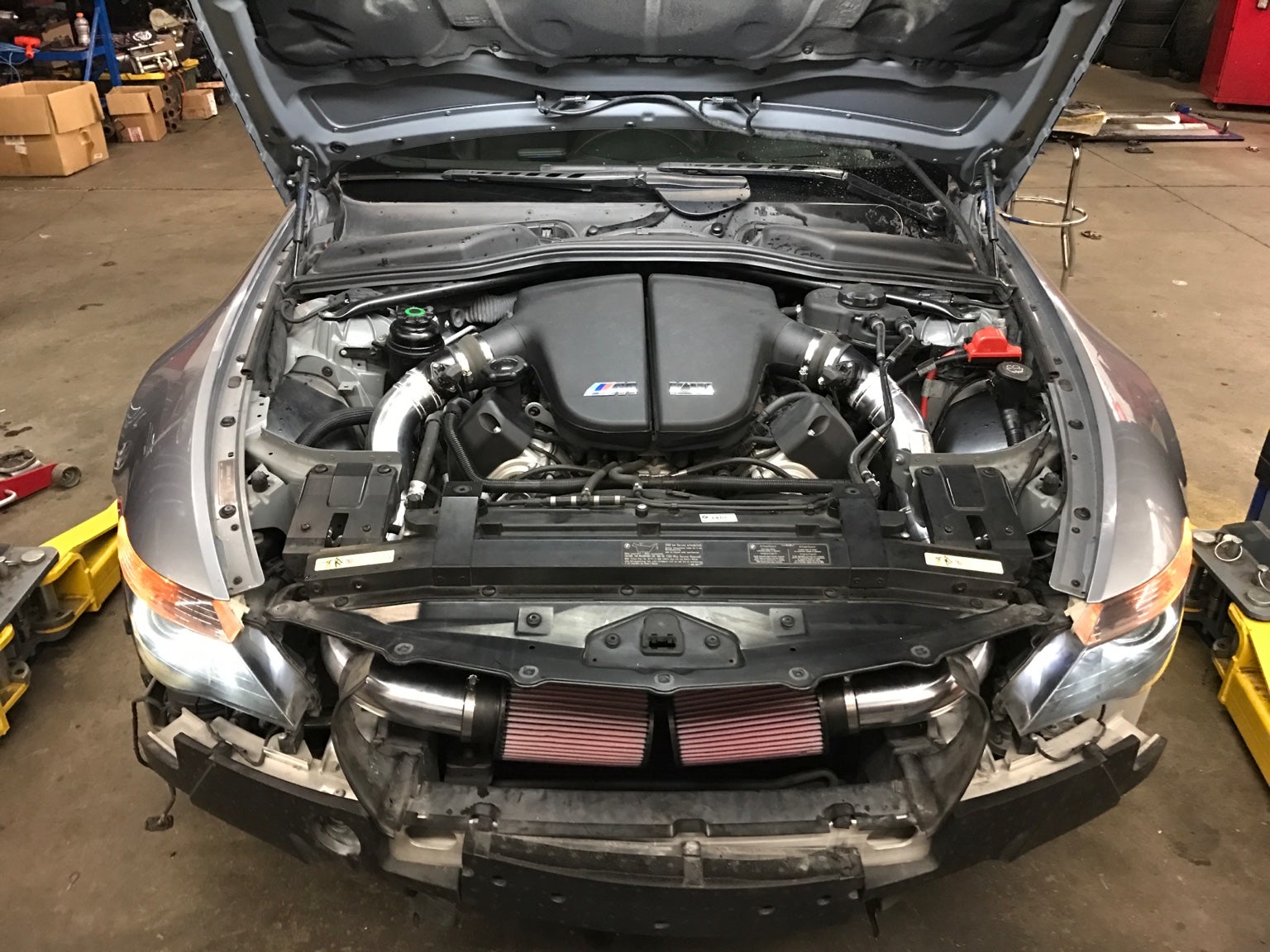 Custom Front Intake Setup | BMW M5 Forum and M6 Forums