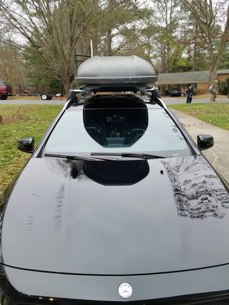 Glad I got the roof racks . . . (skis) | Mercedes-Benz GLA Forum