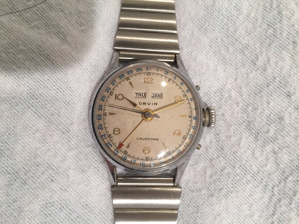Vintage Orvin calendar watch | WatchUSeek Watch Forums