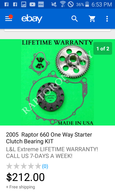 Oneway clutch bolt heads stripped | Raptor Forum