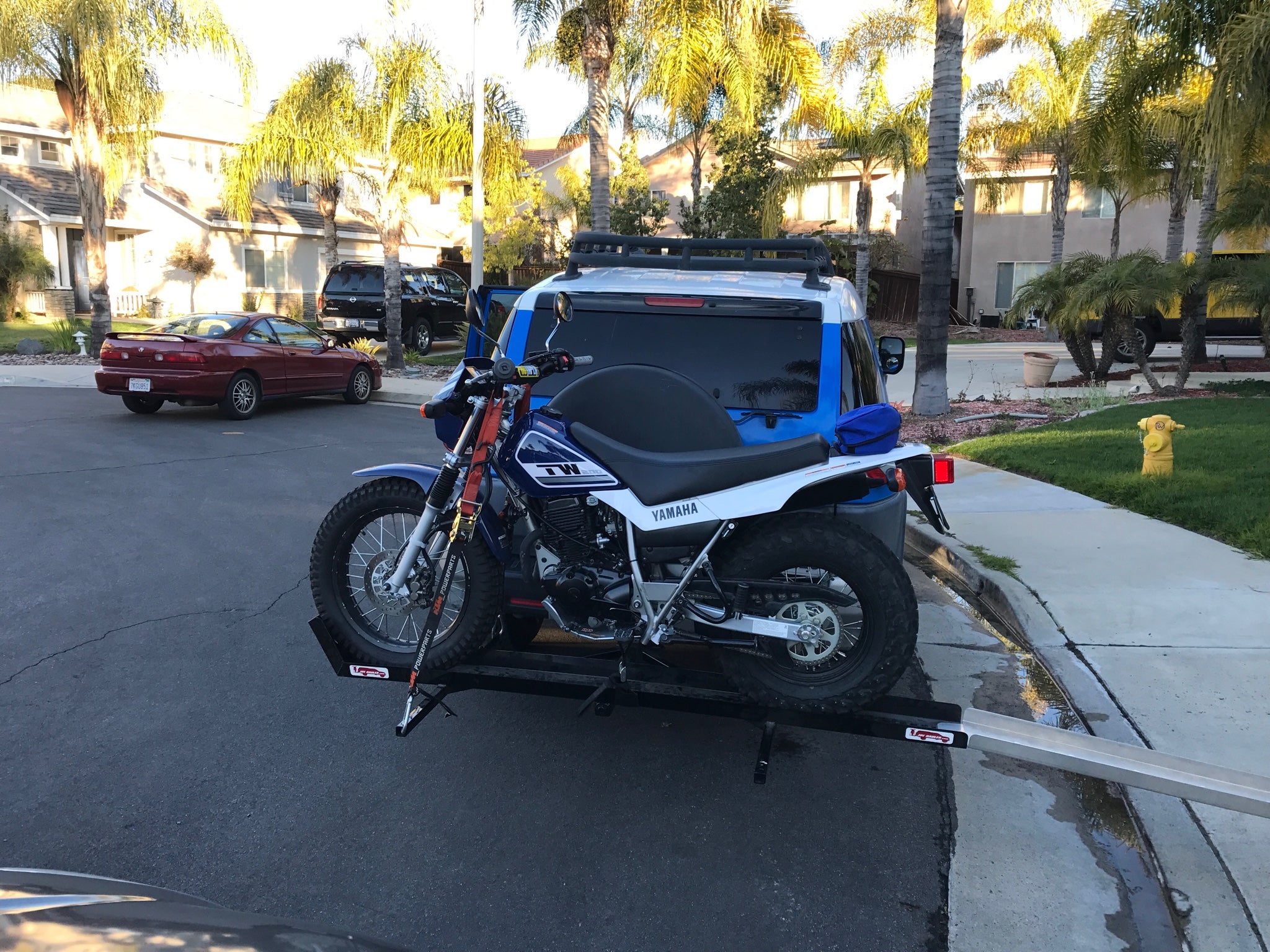 Whats the best rack to haul your TW? | TW200 Forum
