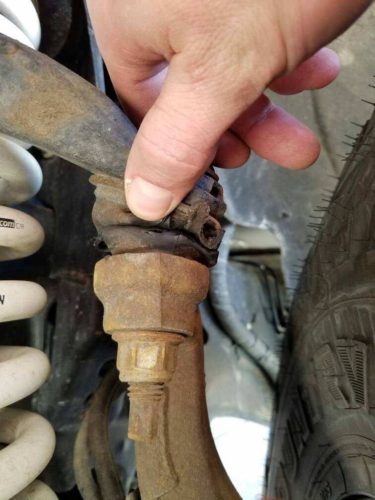 Upper control arm boot destroyed..HELP | F150 Ecoboost Forum
