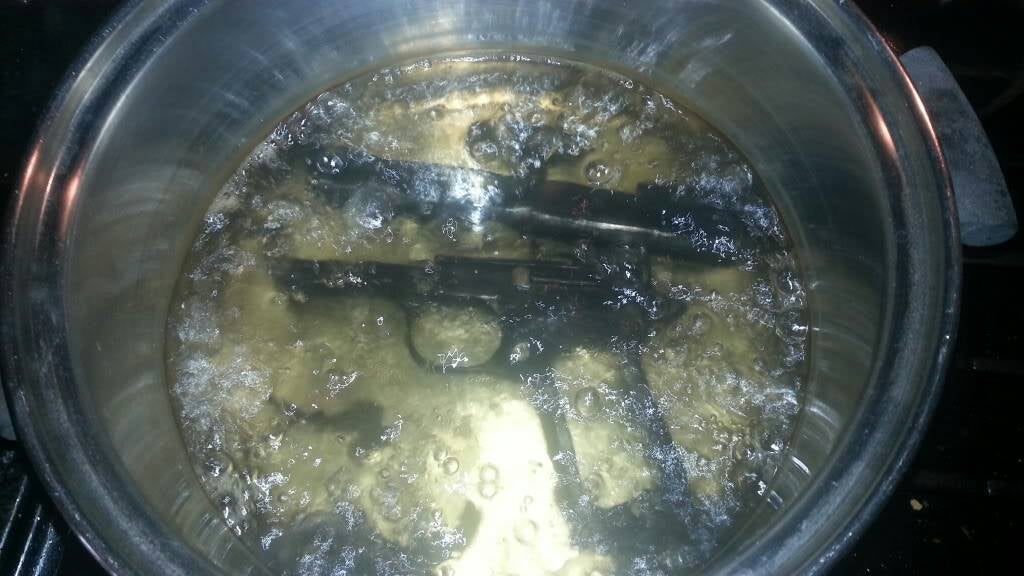 Slow rust bluing a slide? | 1911Forum