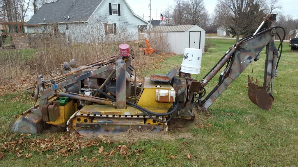 Brantly Back Hoe Attachment | Garden Tractor Forums