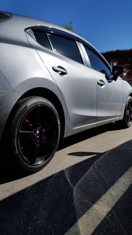 Rx-8 wheels on Mazda 3 sport | 2004 to 2020 Mazda 3 Forum and ...