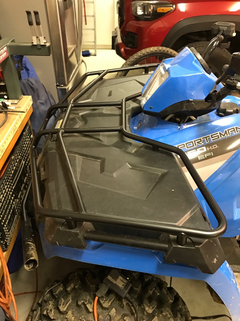 OEM Steel Racks Installed 2016 Sportsman | Polaris ATV Forum