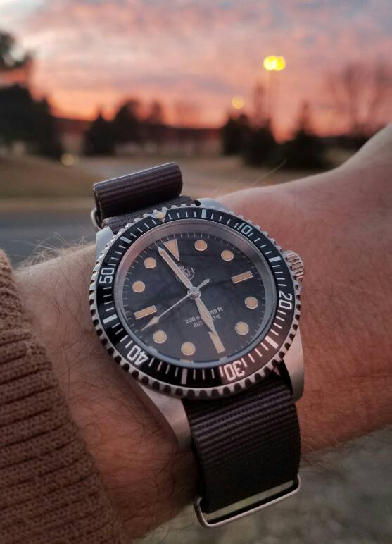 FS - Rolex 5517 Milsub Homage - Invicta 8926OB based mod | WatchUSeek ...