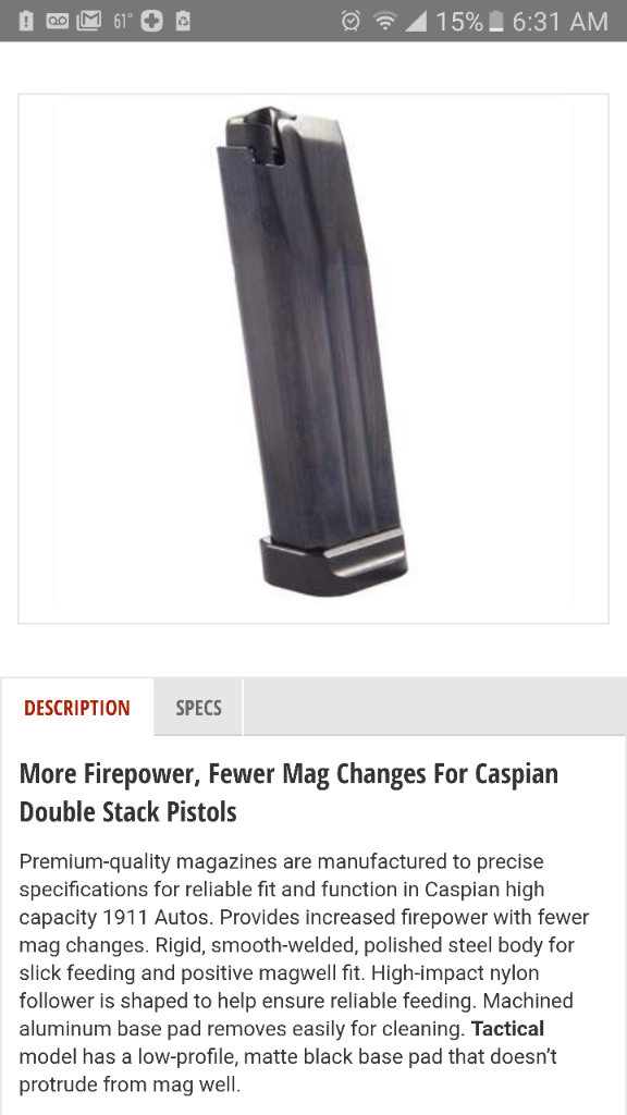 Rust Blue durable enough? Slide Choice for Caspian Double stack | 1911Forum