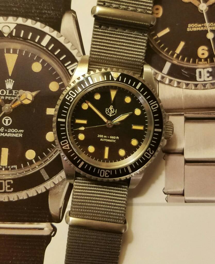 FS - Rolex 5517 Milsub Homage - Invicta 8926OB based mod | WatchUSeek ...