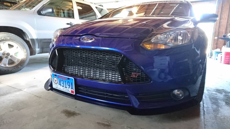 2015+ Front License Plate Bracket on a 2014 | Ford Focus ST Forum