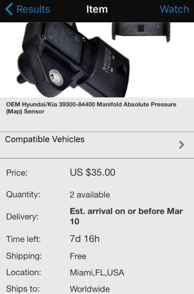 Map sensor update | Veloster Turbo Forum