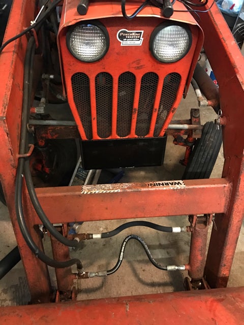 Power King Loader Hydraulic Line Routing Pics? | My Tractor Forum