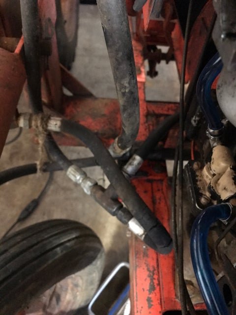 Power King Loader Hydraulic Line Routing Pics? | My Tractor Forum