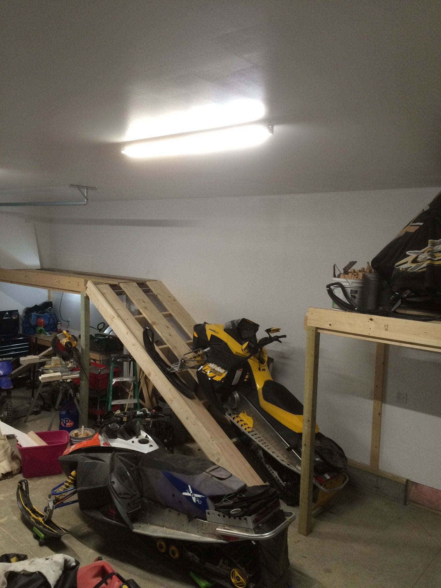 Garage storage | Ski-Doo Snowmobiles Forum