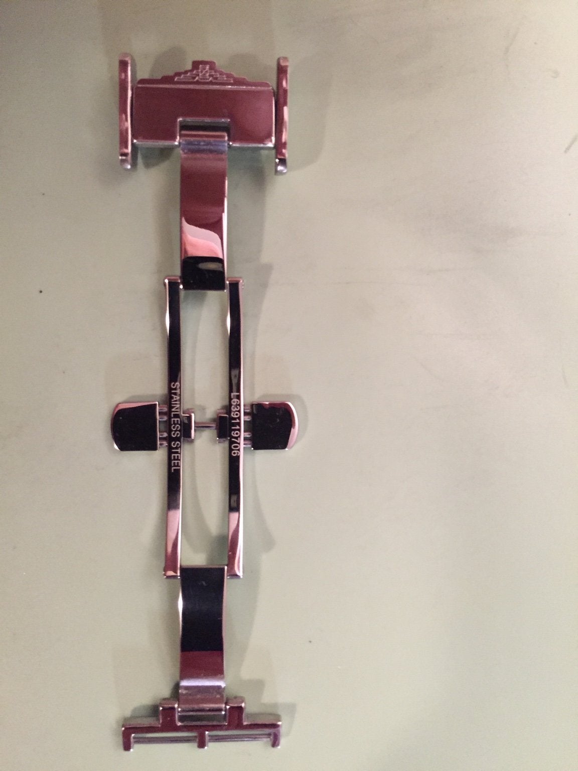 NEW 20mm Longines Alligator Strap and MINT Longines Deployant Clasp ...