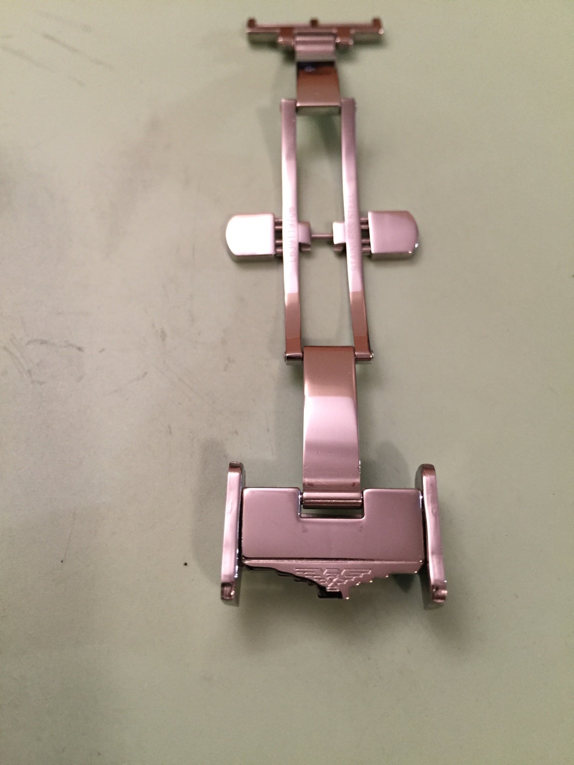 NEW 20mm Longines Alligator Strap and MINT Longines Deployant Clasp ...