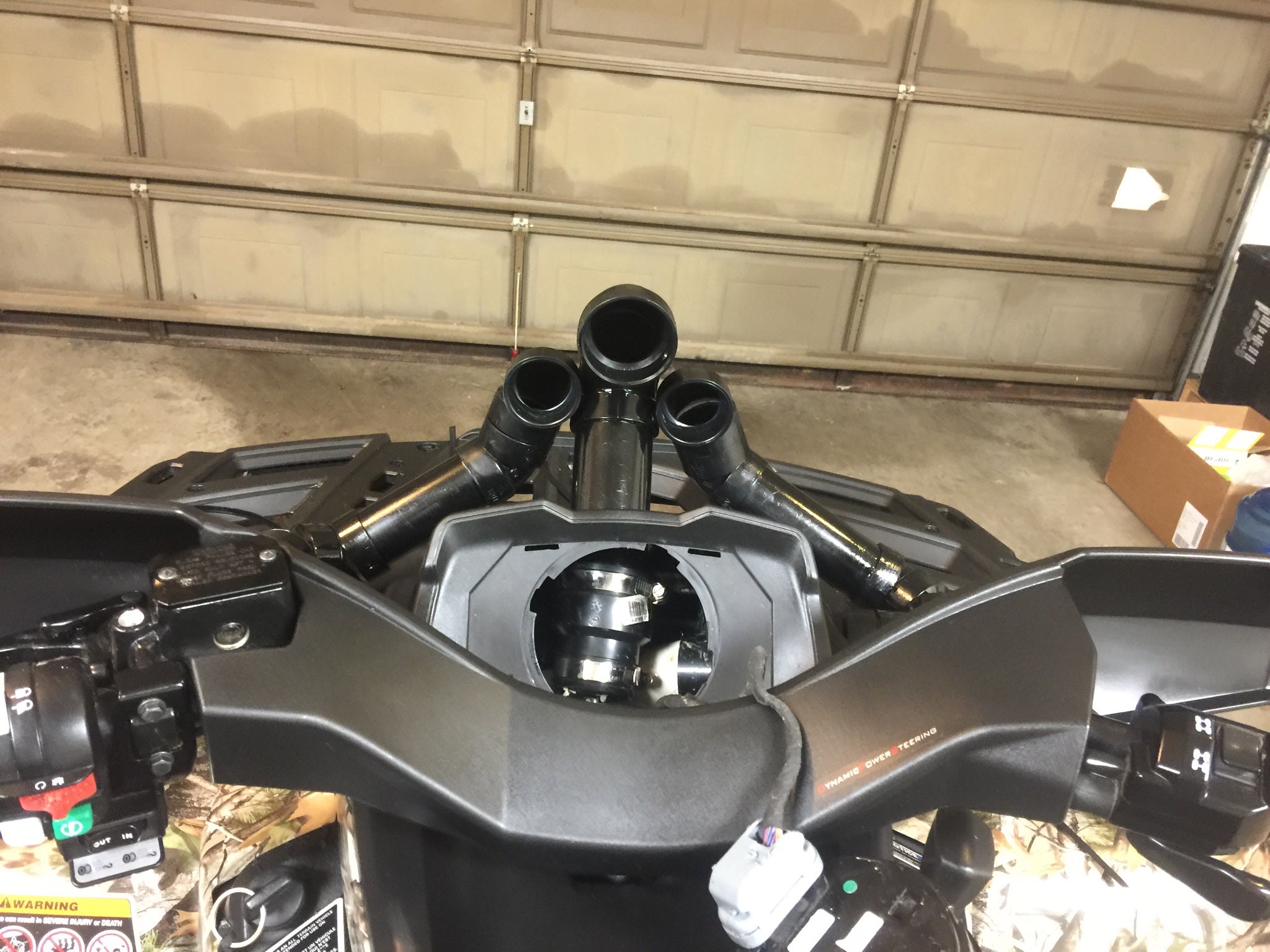 DIY snorkel complete | Can-Am ATV Forum