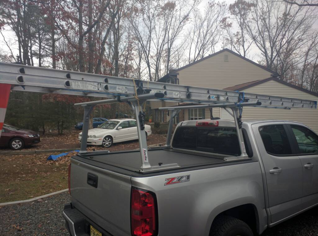 Tonneau cover and ladder / utility racks together? | Chevy Colorado ...