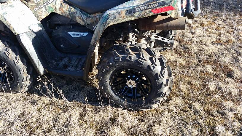 Sti Outback Xt tires and rims review | Can-Am ATV Forum