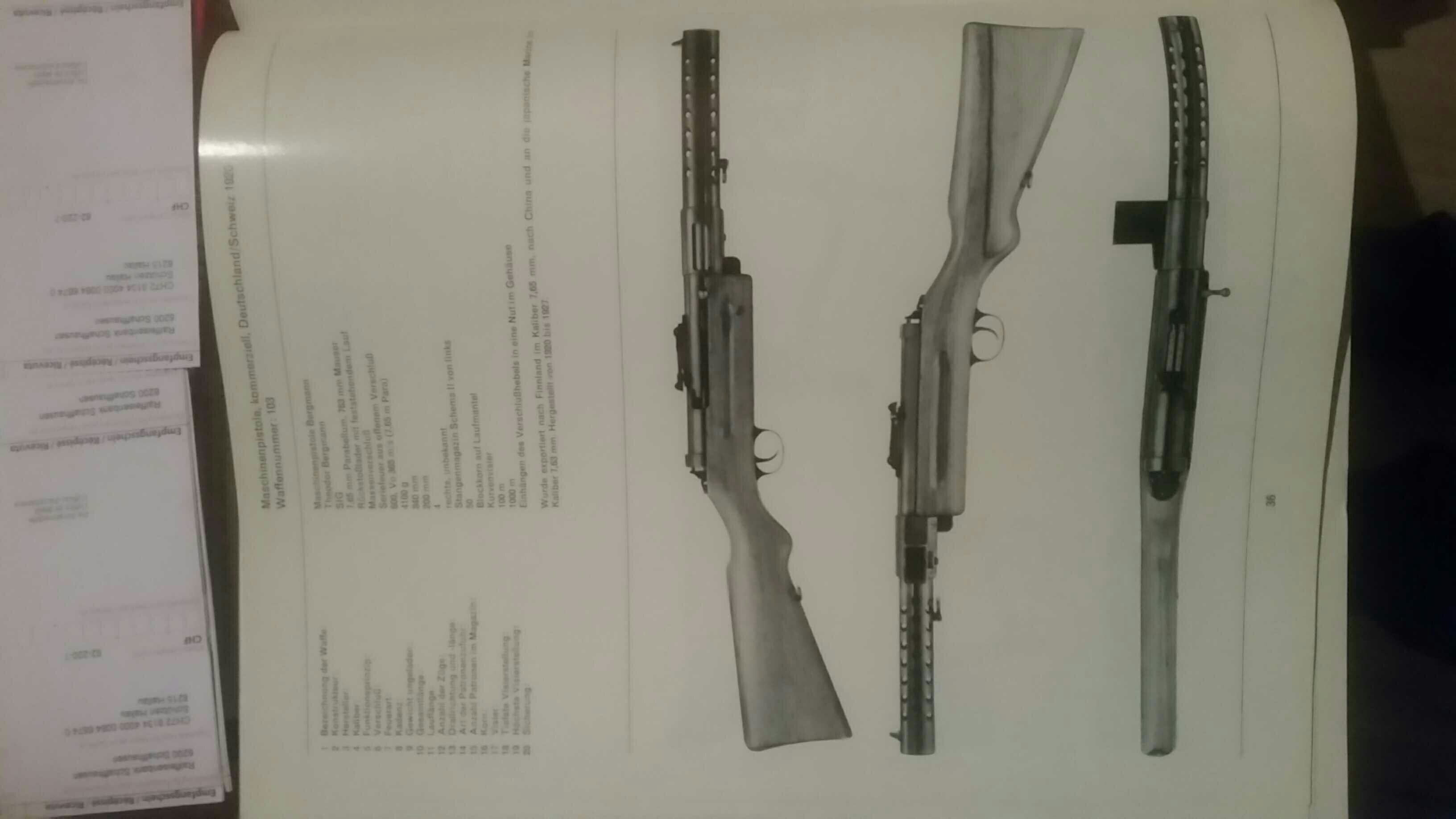 Info on SIG Submachinegun From the Inter-War Era? | Gunboards Forums