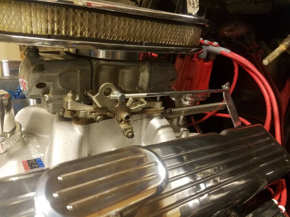 Throttle linkage | Chevy Tri Five Forum