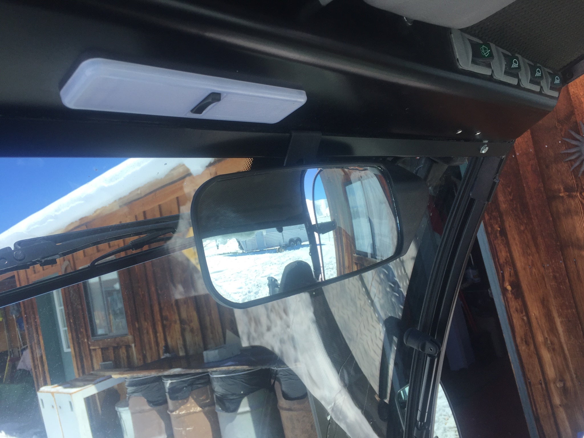 Rear view mirror for deluxe cab | John Deere Gator Forums