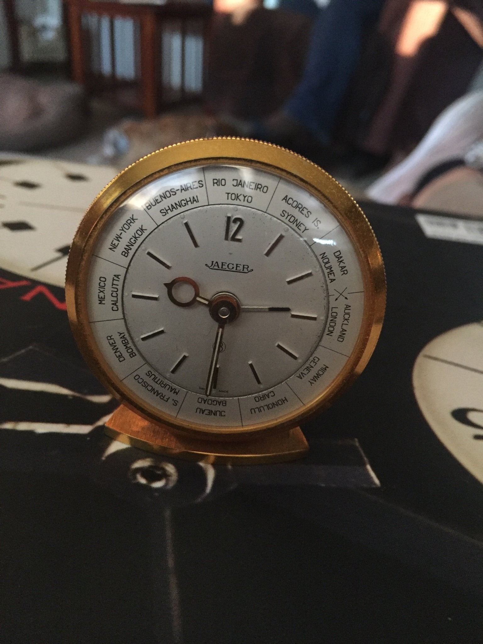 Vintage JLC World Time Clock | WatchUSeek Watch Forums