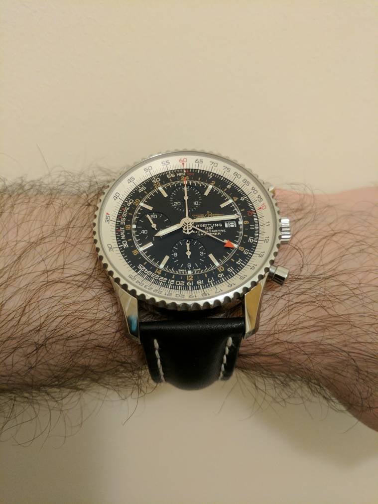 Let's see your navitimer strap options | WatchUSeek Watch Forums