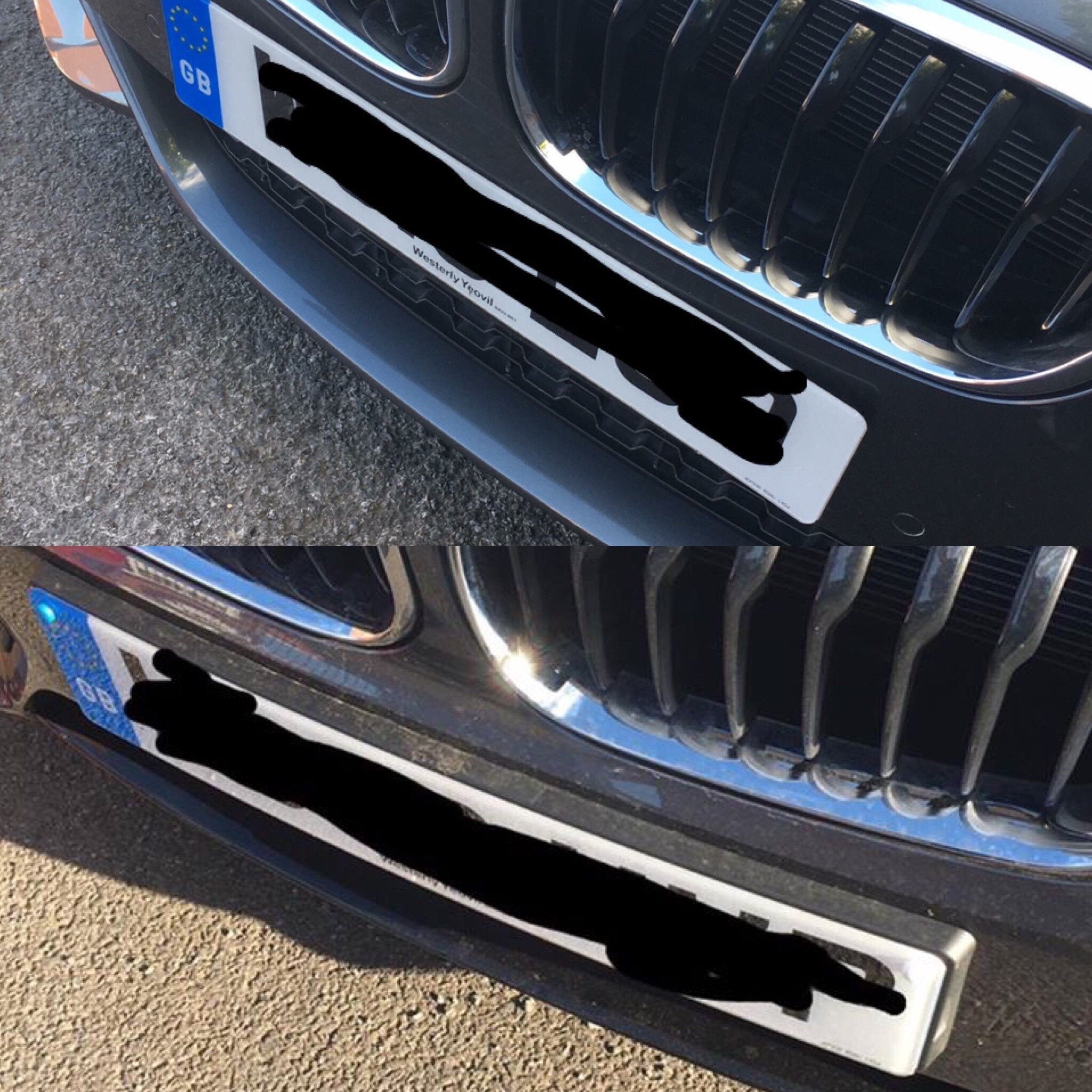 Front Bumper Number Plate 'Spacer' | Baby BMW Forum