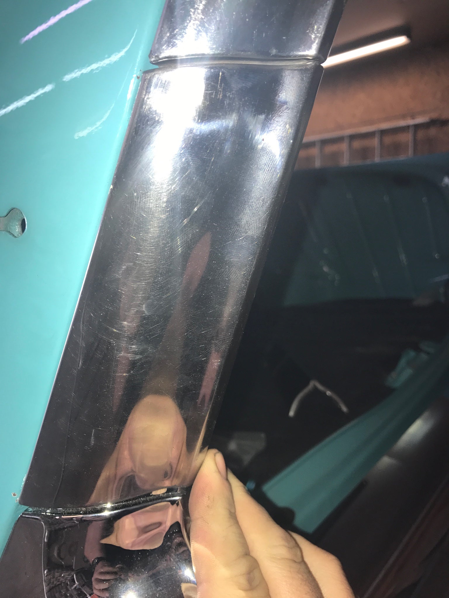 57 Gas Filler Door, Is this correct? | Chevy Tri Five Forum