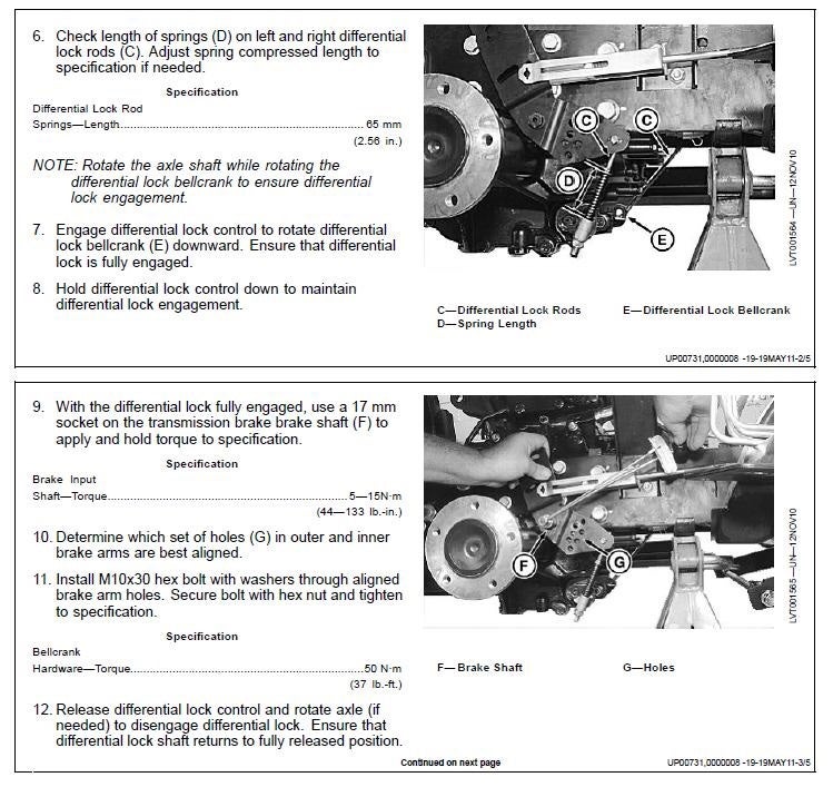 1026R Parking Brake Adjustment? | Green Tractor Talk