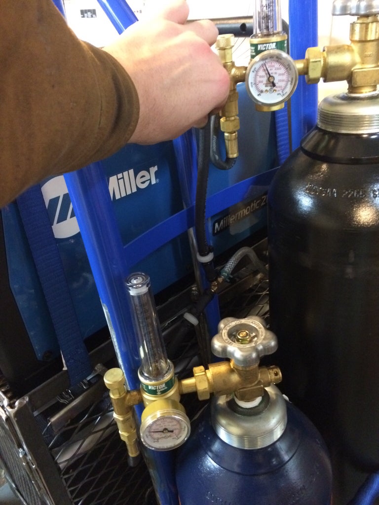 2 tanks hooked up to 1 welder | WeldingWeb - Welding Community for pros ...