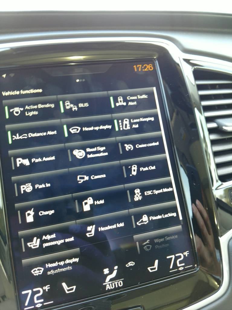 Sensus Vehicle Function Screen | SwedeSpeed - Volvo Performance Forum
