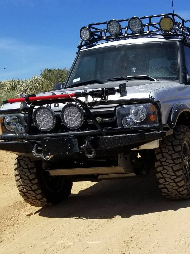 Tactical rovers front winch bumper for D2 | Land Rover and Range Rover ...